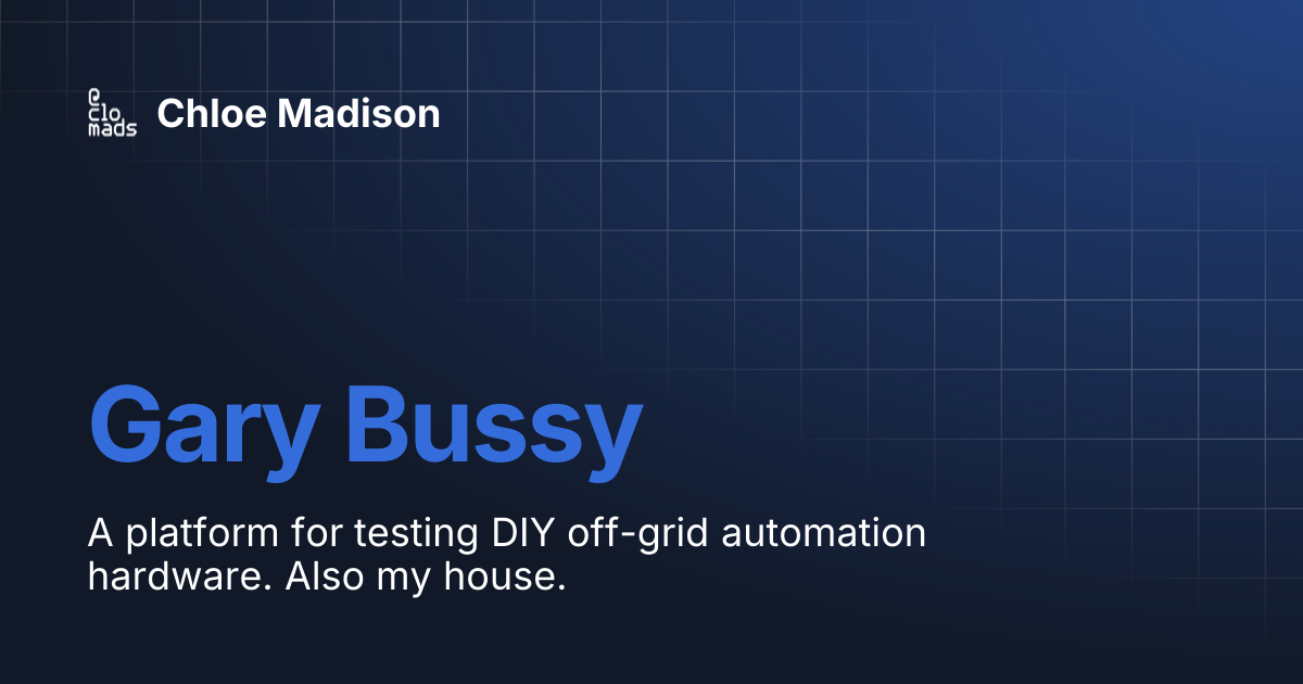 Gary Bussy | Chloe Madison